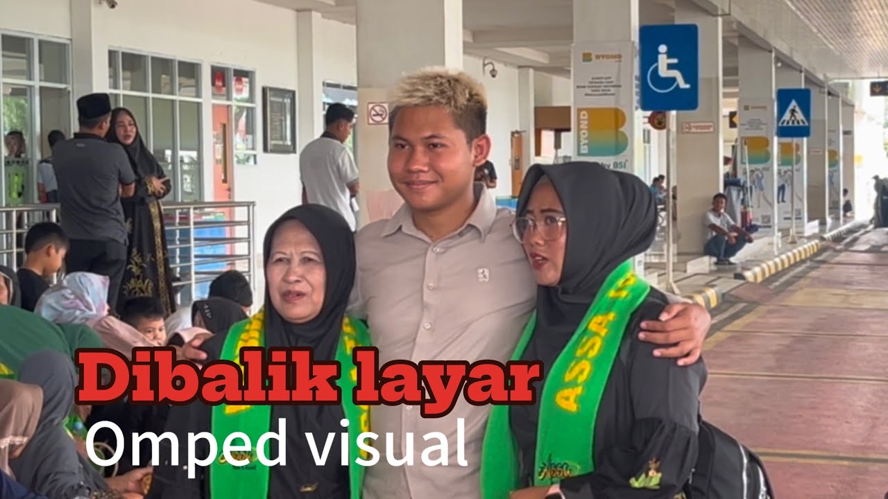 Dibalik layar Omped visual (bandara raden intan) - YouTube