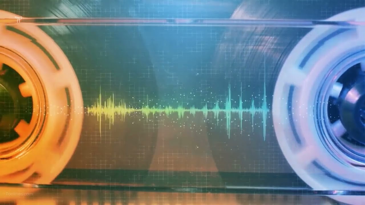 Vintage Retro 80s Cassette Tape Sound Effects VJ Loop Footage Video ...