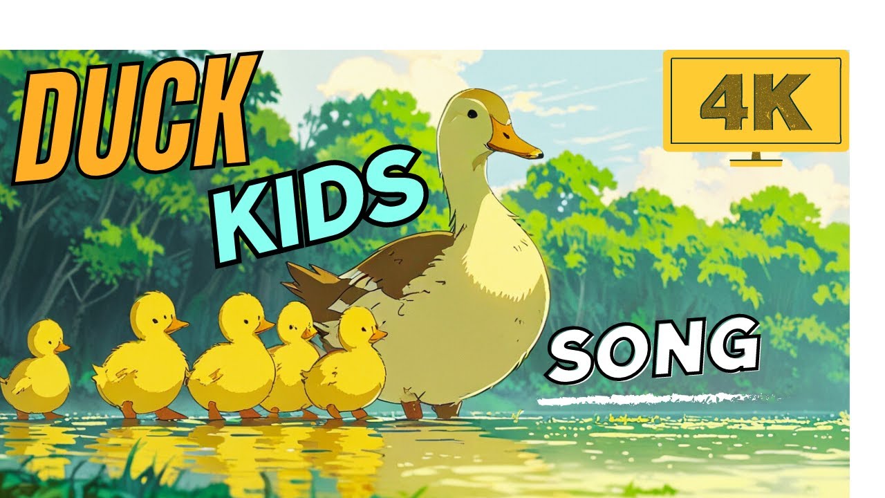 Fun and Playful Duck Song for Kids" | playfull animation - YouTube