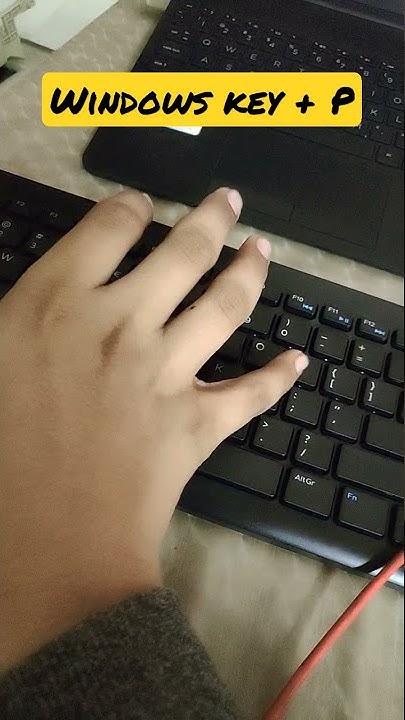 What is function of Windows key + P ? | Project Menu | Shortcut Keys # ...