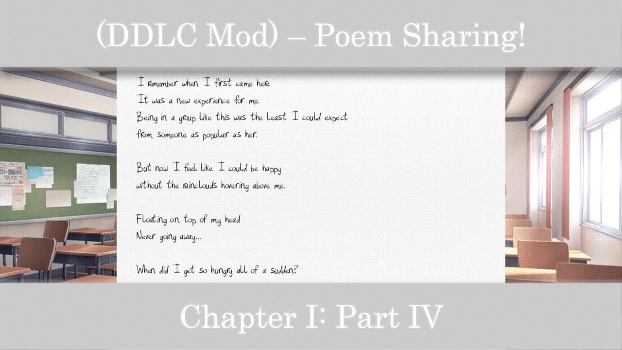 (DDLC Mod) - The Dokis share Poems! - YouTube