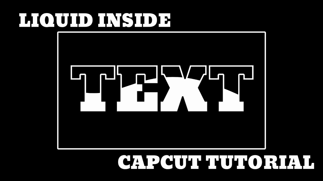 CapCut Tutorial: How to Create an Awesome Liquid Text Effect PC Version#capcuttutorial # ...