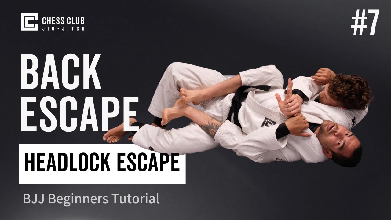 BJJ Beginners Tutorial - Escaping the Back with Headlock Escape Method ...