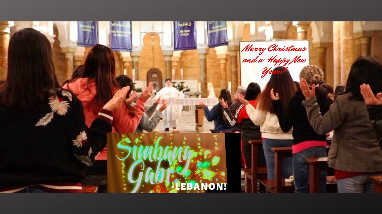 SIMBANG GABI SA BANSANG LEBANON - YouTube