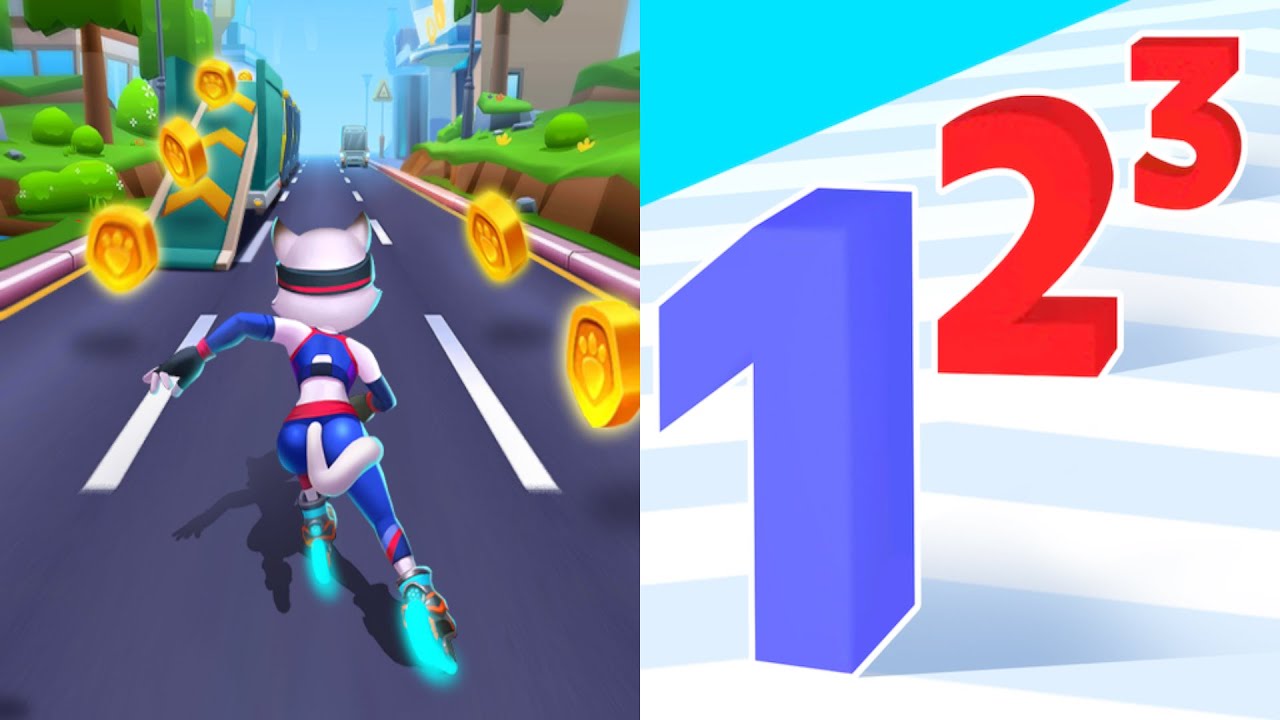 Runner Heroes Vs Number Master - All Levels Gameplay Android,ios (Part 5) - YouTube