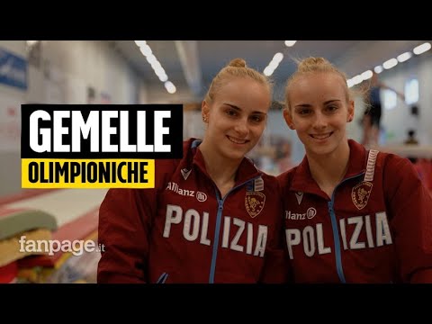 Alice e Asia D'Amato, campionesse di ginnastica artistica: \