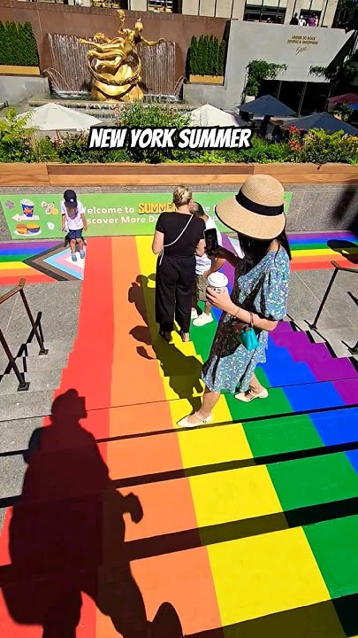 New York Summer vibes #newyork #pridemonth #newyorkcity #nyc #rockafellercenter #summer # ...