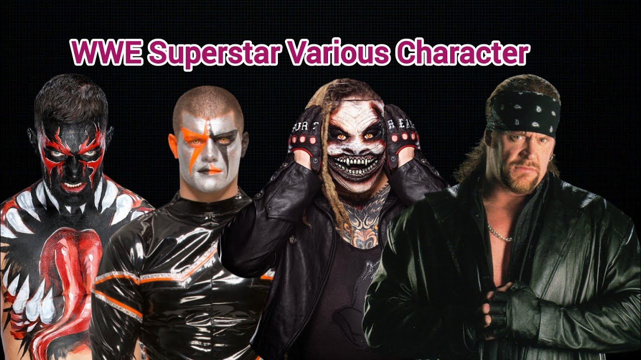 WWE Superstar various Characters - YouTube
