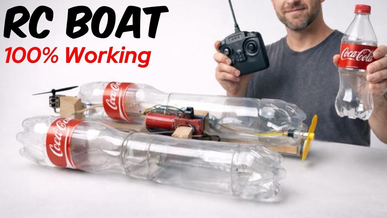 Built a 100% Recycled RC Boat (The Ultimate DIY Challenge) - YouTube