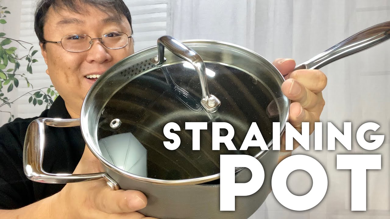 I Love This Cooking Pot With Spout and Strainer Review - YouTube