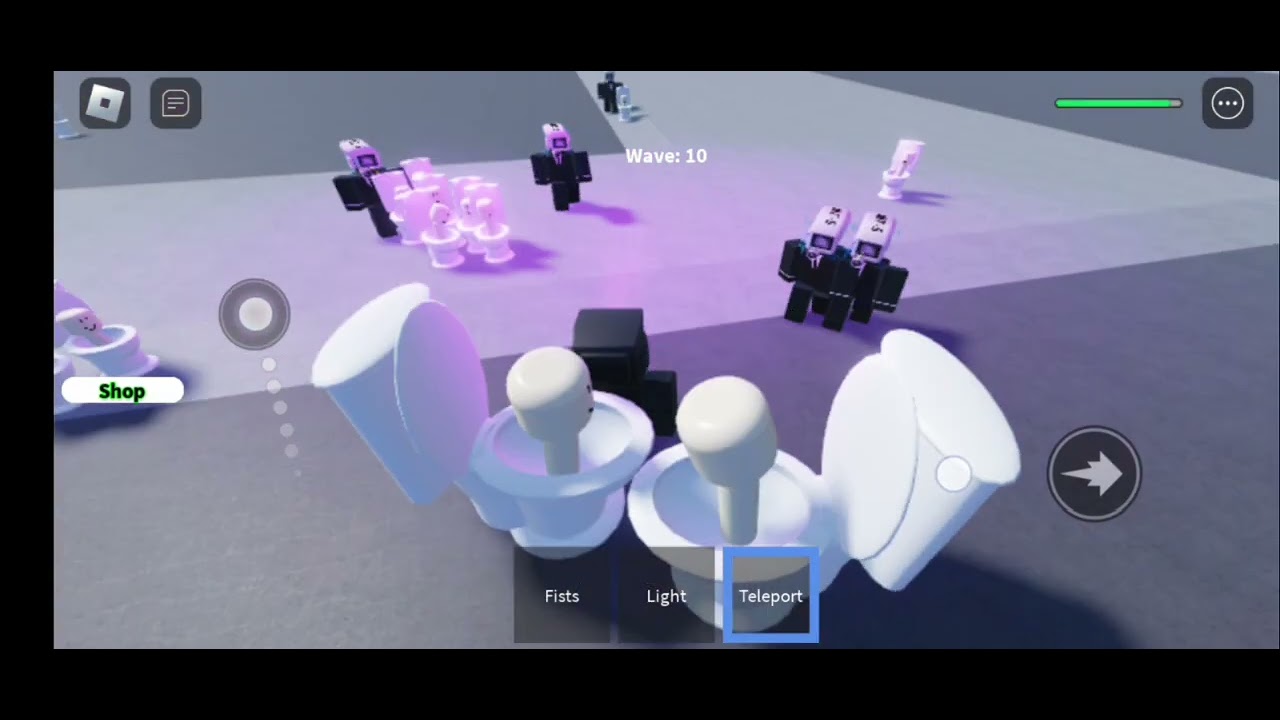 jugando super toilet battle (roblox) - YouTube
