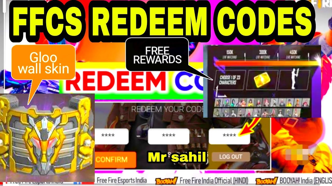REDEEM CODE FREE FIRE ||2020 FFCS REDEEM CODE |FFCS REDEEM CODE|NEW ...