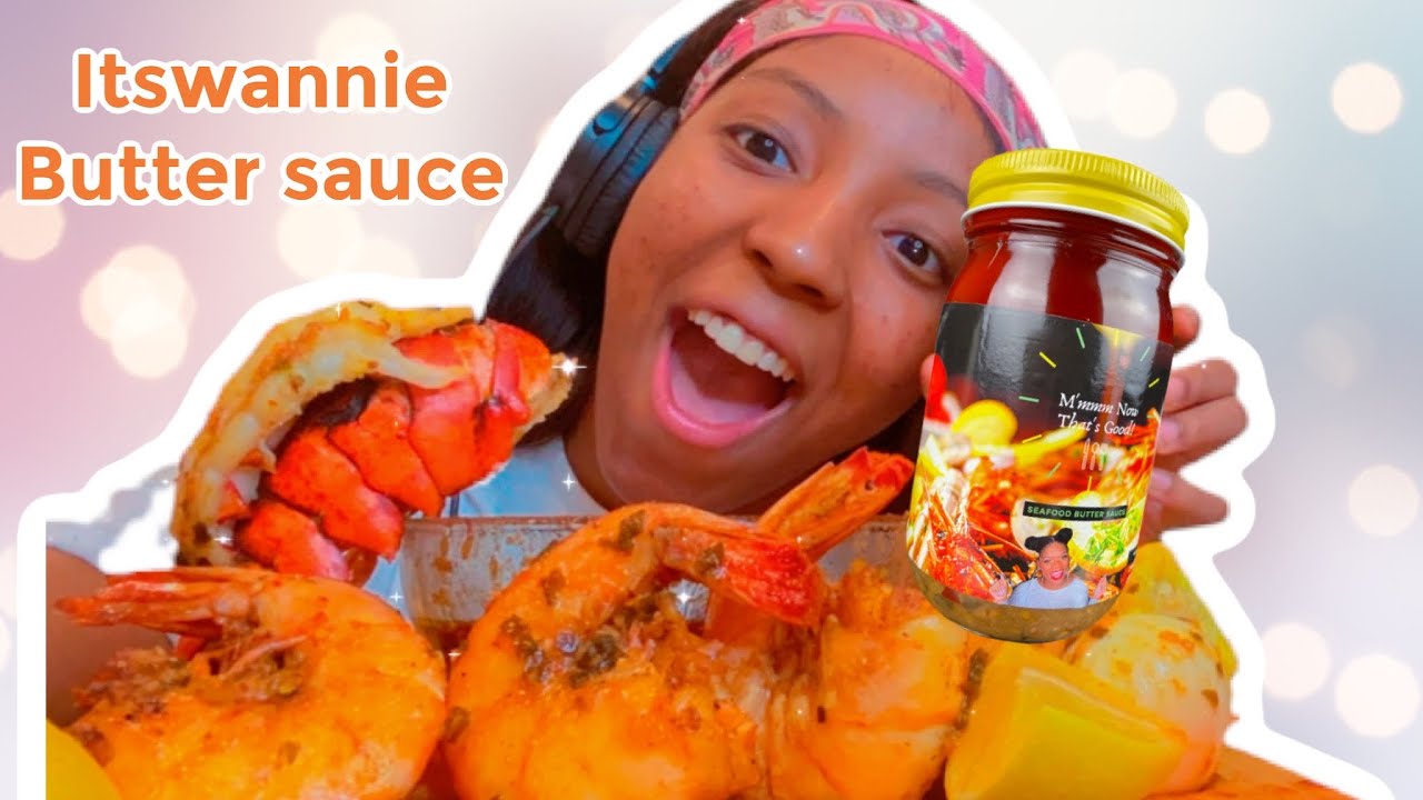 MEGA SHRIMP SEAFOOD BOIL + ITSWANNIE SEAFOOD BUTTER SAUCE - YouTube