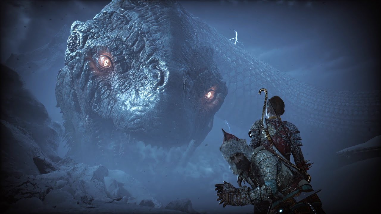 What Happens when Atreus Meet World Serpent Jörmungandr without Young ...