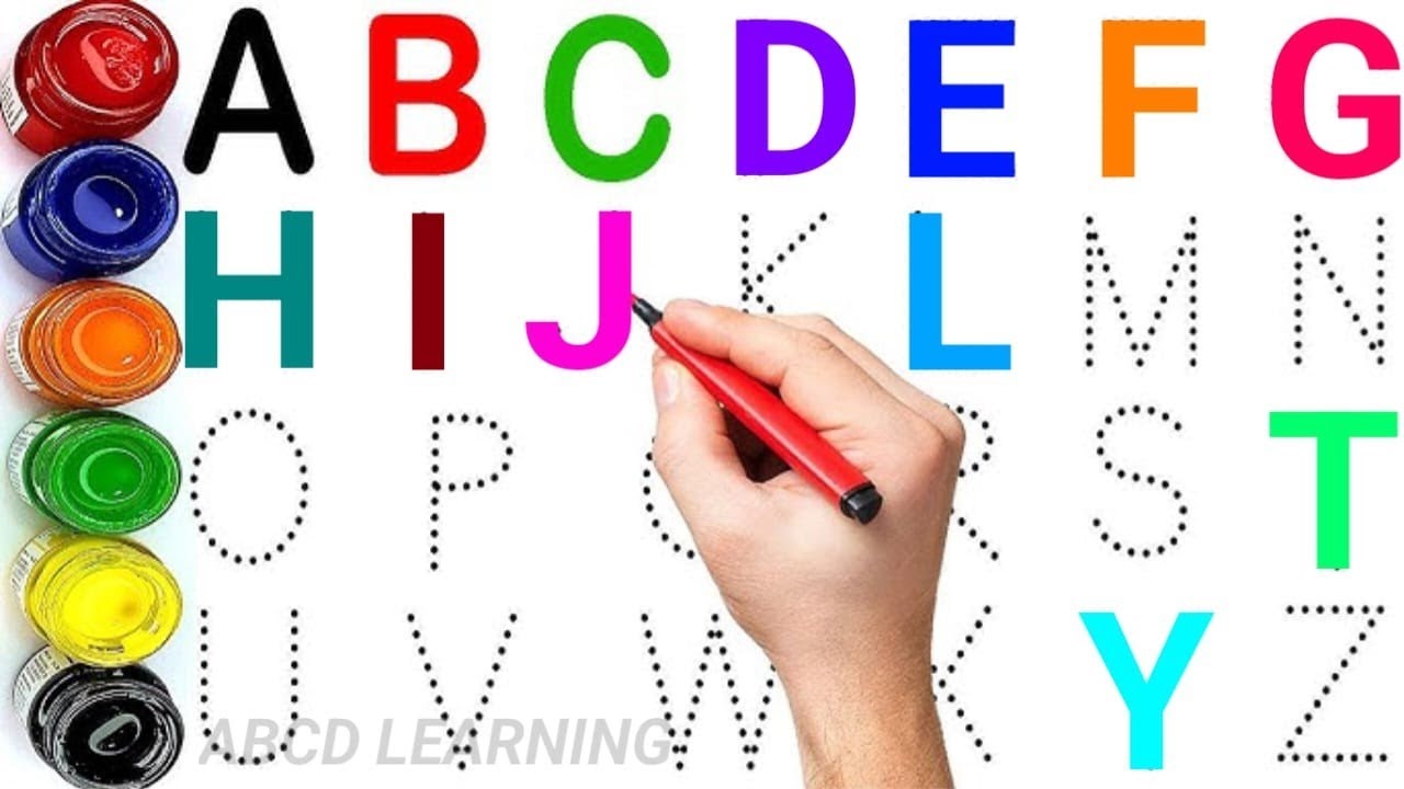 ABC for kids | Alphabet writing for kids | A to Z | write the alphabet ...