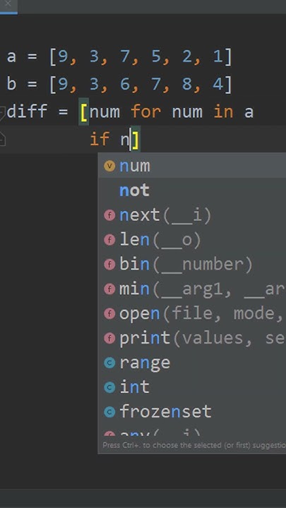 Diff List Comprehension Python Shortsfeed Shorts Coding Trending Shortvideo Programming