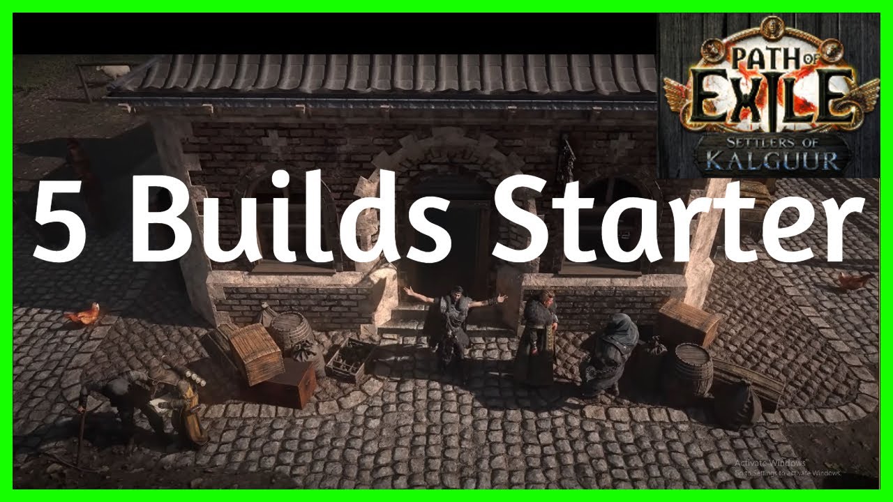 🔴Acompañame a Crear Los PoB Starter Elegidas Durante el Directo - YouTube