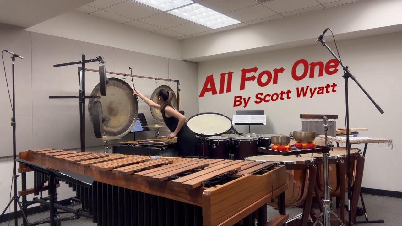 All For One - Scott A. Wyatt, Performed by Candy Guoer Pang, Percussion ...