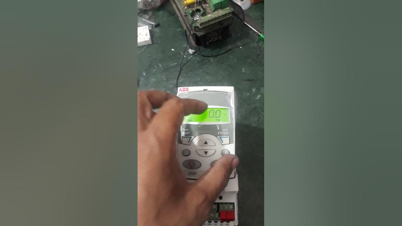 How to copy parameters in ABB ACS355 | ABB ACS355 - YouTube