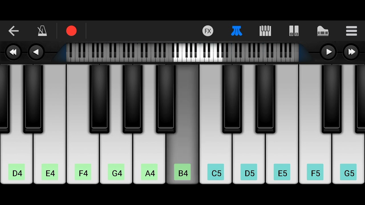 Easy And Basic Piano Tutorial | New Piano Tune | New Ringtone - YouTube