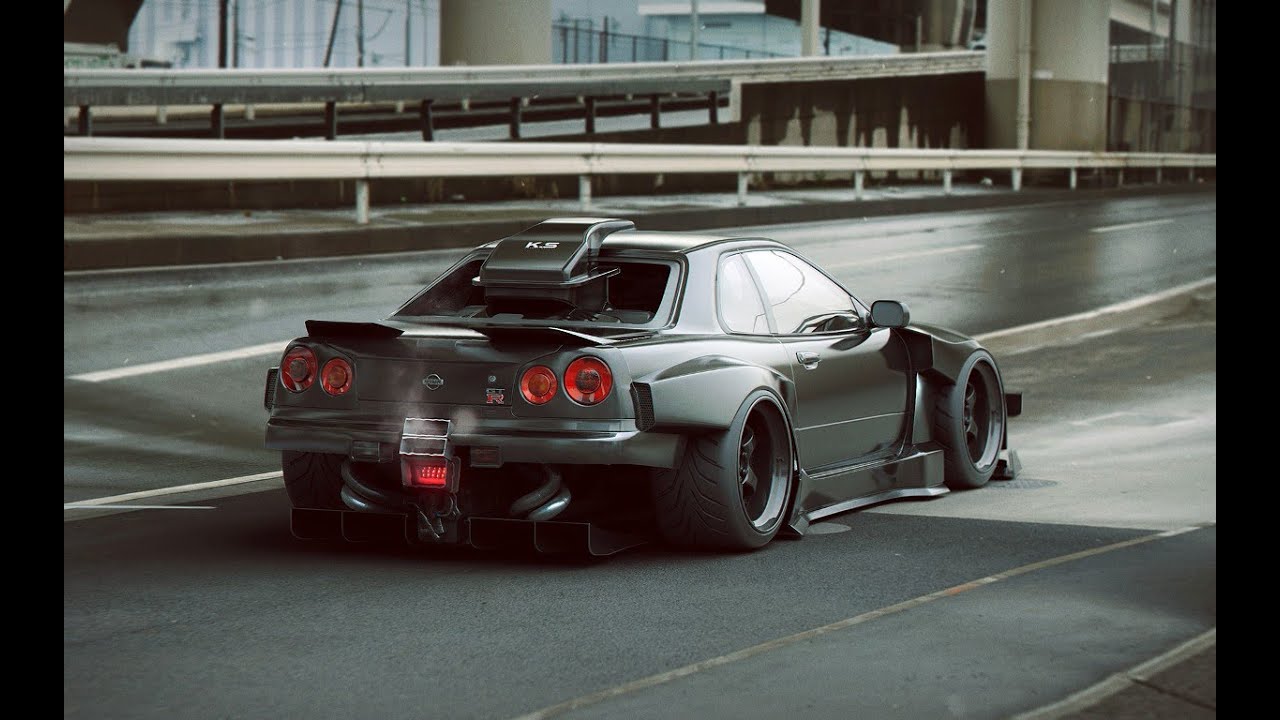 Nissan Skyline GTR R34 Engine Sound - YouTube