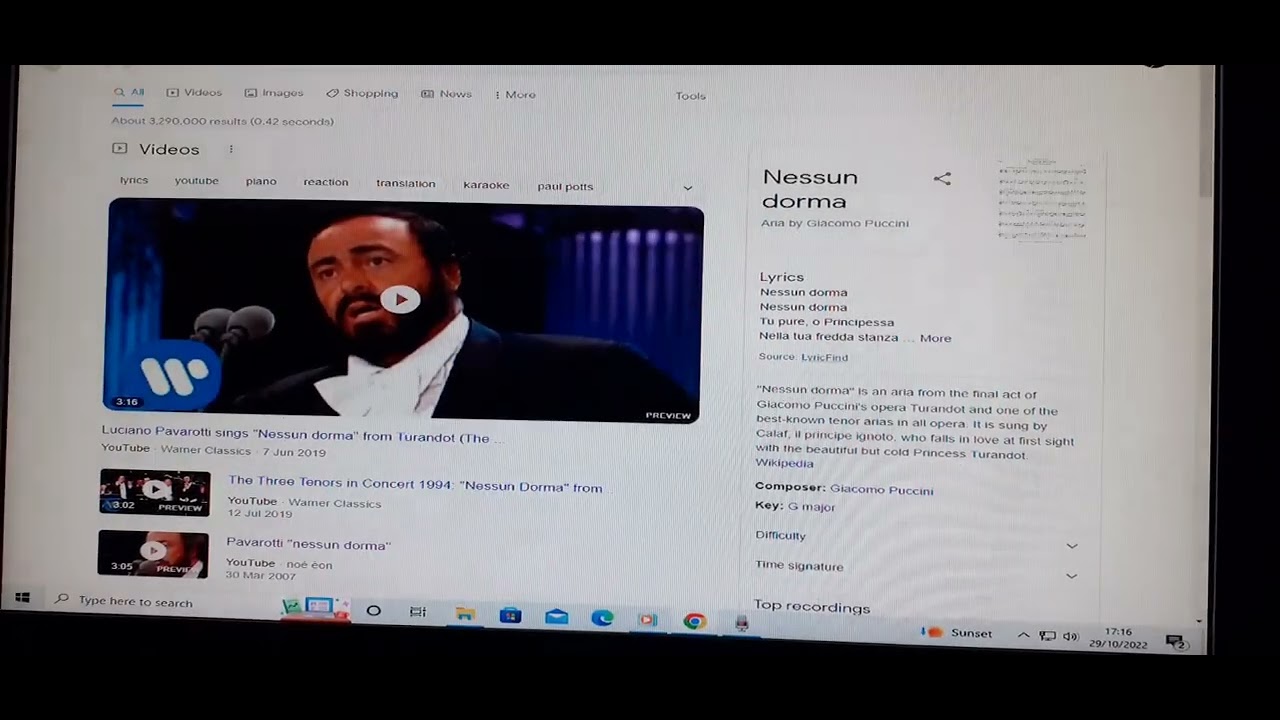 Nessun Dorma - YouTube