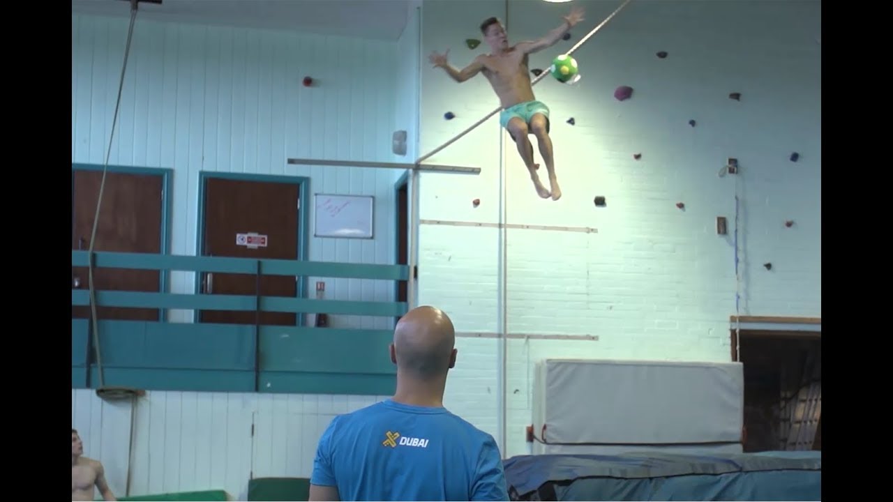 Bag Jump Trampoline - YouTube