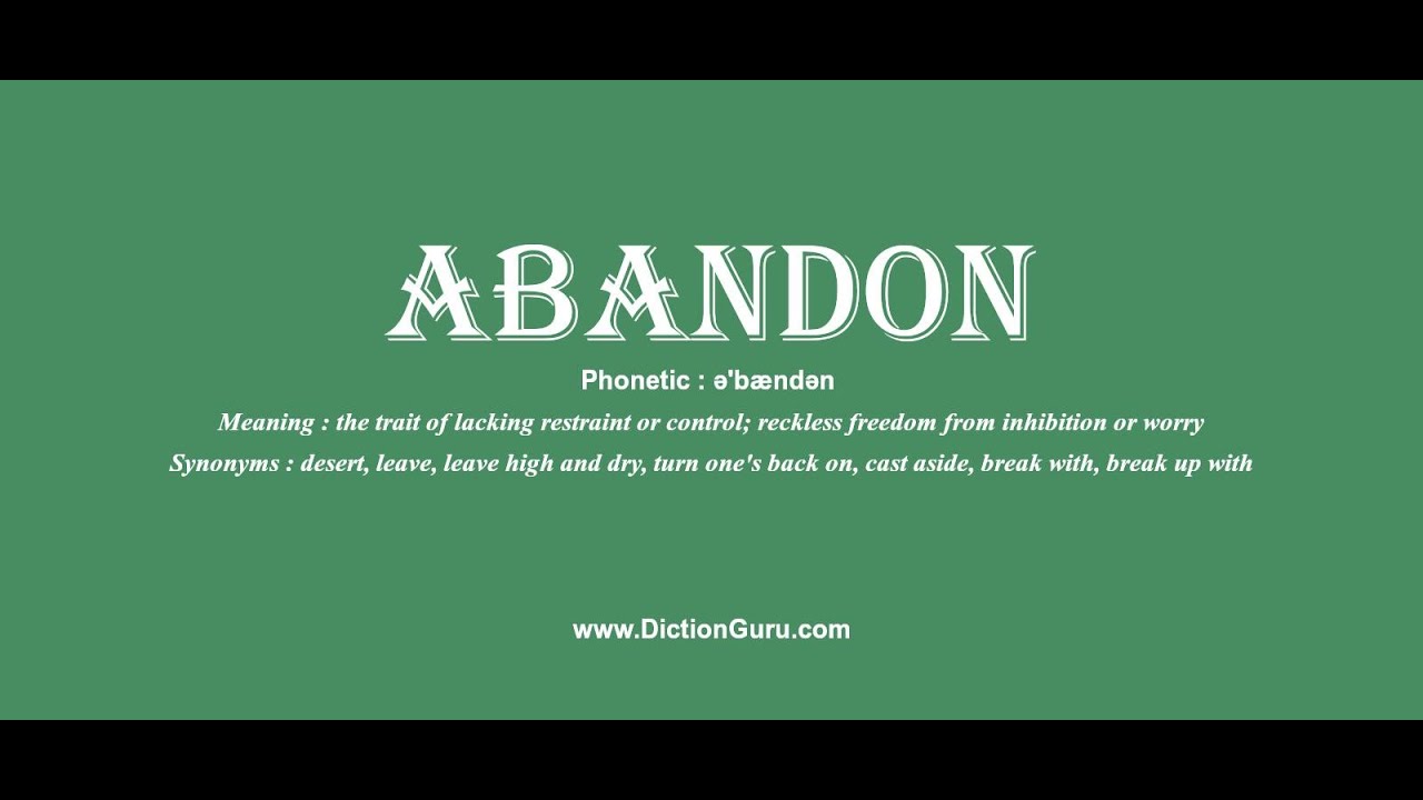 Abandon How To Pronounce Abandon With Phonetic And Examples YouTube abandon-how-to-pronounce-abandon-with-phonetic-and-examples-youtube