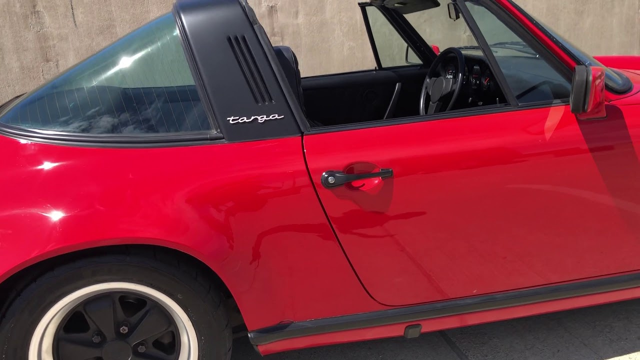 PCARMARKET Auction: 1982 Red Targa Walk Around - YouTube