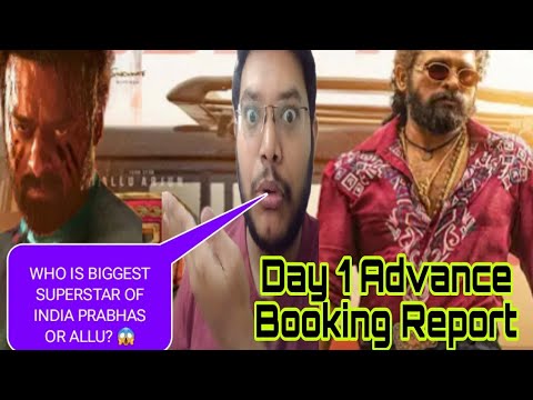 PUSHPA 2 ADVANCE BOOKING REPORT DAY 1 | PUSHPA 2 DAY 1 COLLECTION ...