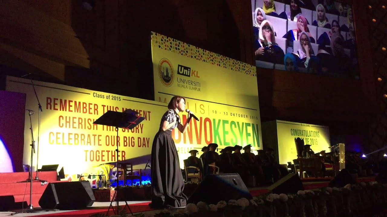 Percayalah by Indah Ruhaila (UniKL Convocation) - YouTube