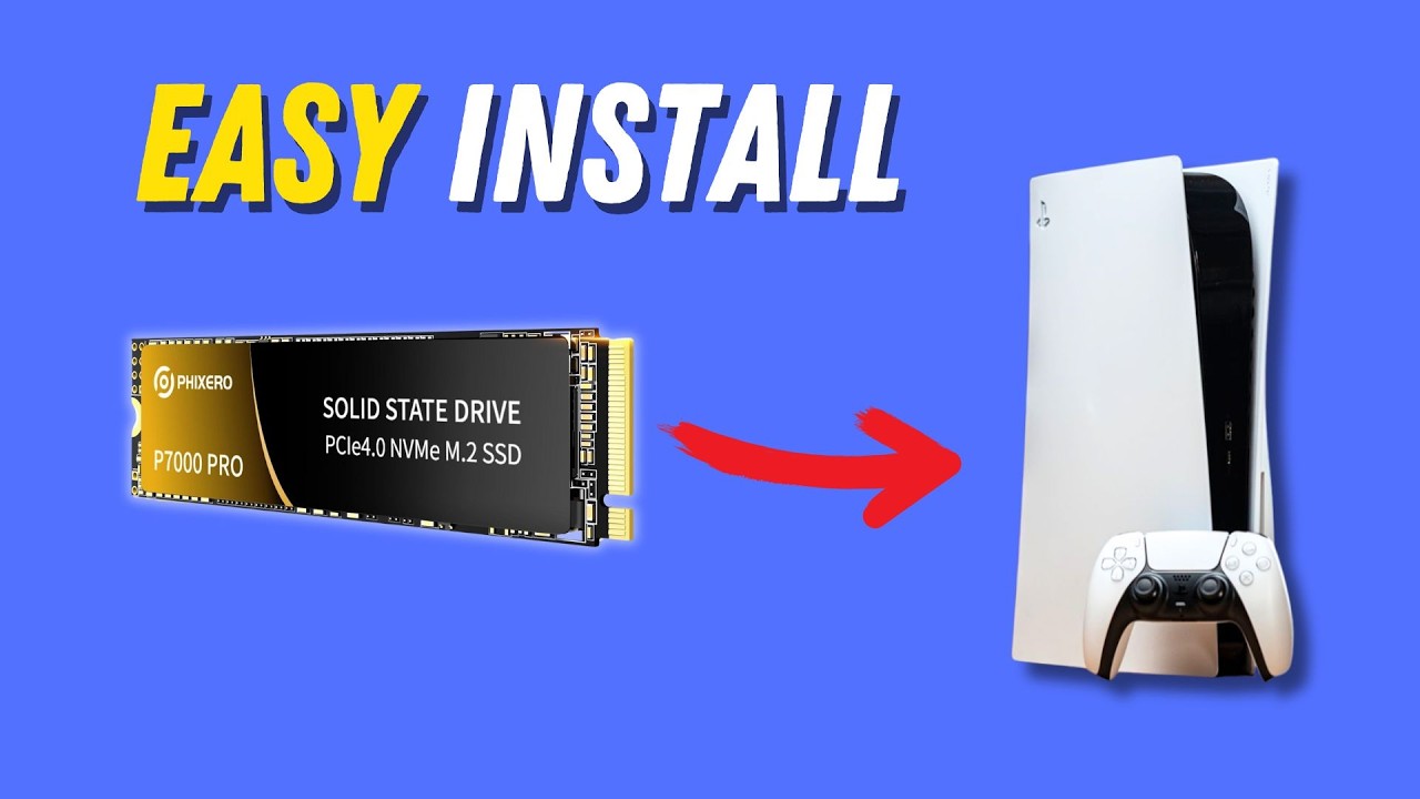 HOW TO INSTALL PS5 SSD | PHIXERO M.2 SSD - YouTube