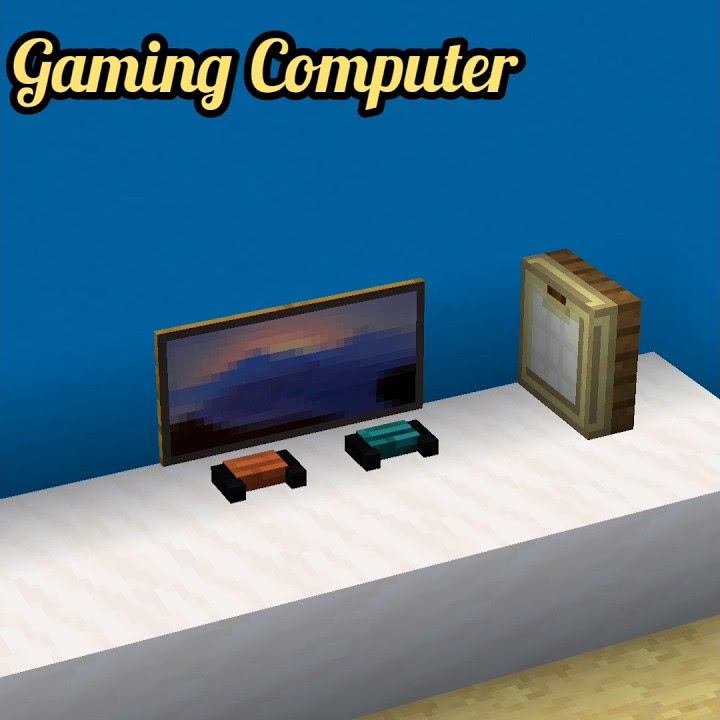 How To Make A Gaming Computer In Minecraft. #minecraft #minecraftraj # ...