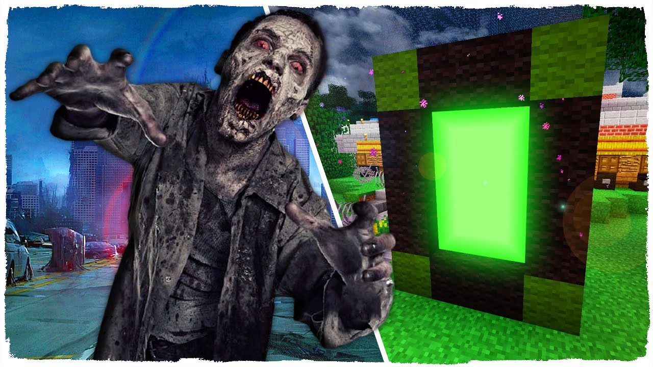 👉 COMO HACER UN PORTAL A LA DIMENSIÓN DE THE WALKING DEAD - MINECRAFT ...
