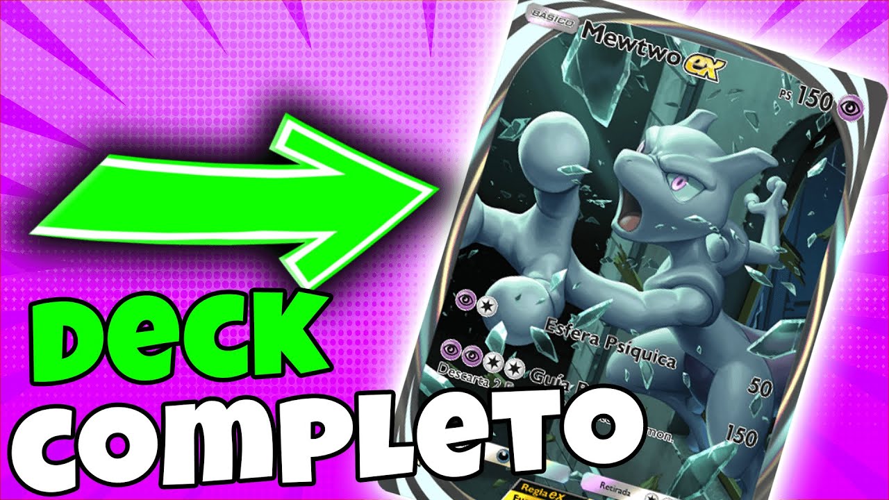 ¡Completa tu DECK de MEWTWO en Minutos! Guía RÁPIDA en Pokémon TCG ...