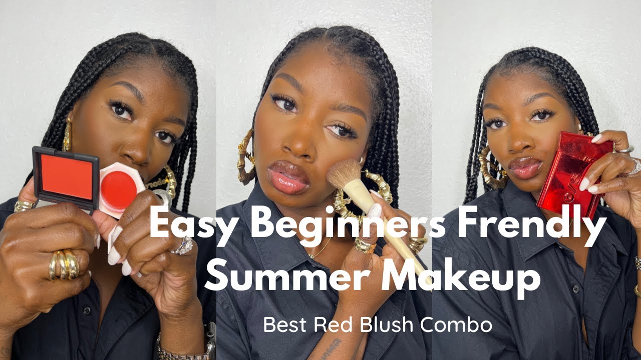 Best Powder Foundation + blush combo| Darkskin Friendly| Easy makeup ...