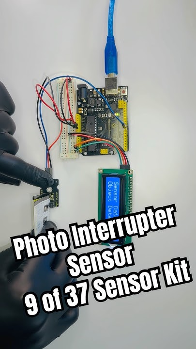 Arduino Tutorial #13: How to use Photo Interrupter with Arduino , ( 9 of 37 Sensor Kit)#arduino ...