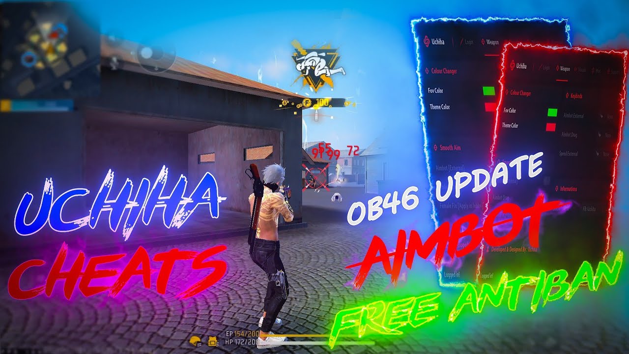 HOW TO USE UCHIHA PREMIUM PANEL NEW PC 💻 PANEL AIMBOT FREE FIRE 🎯 ...