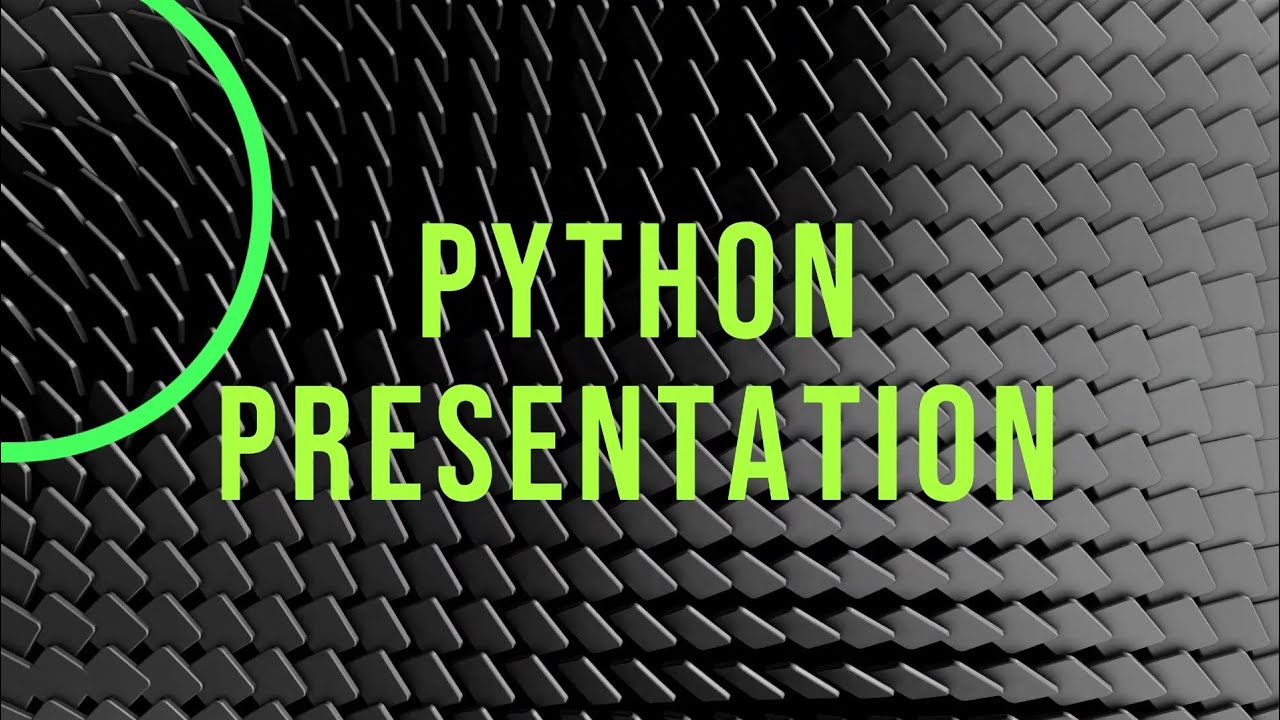 Python 1st Assignment - YouTube