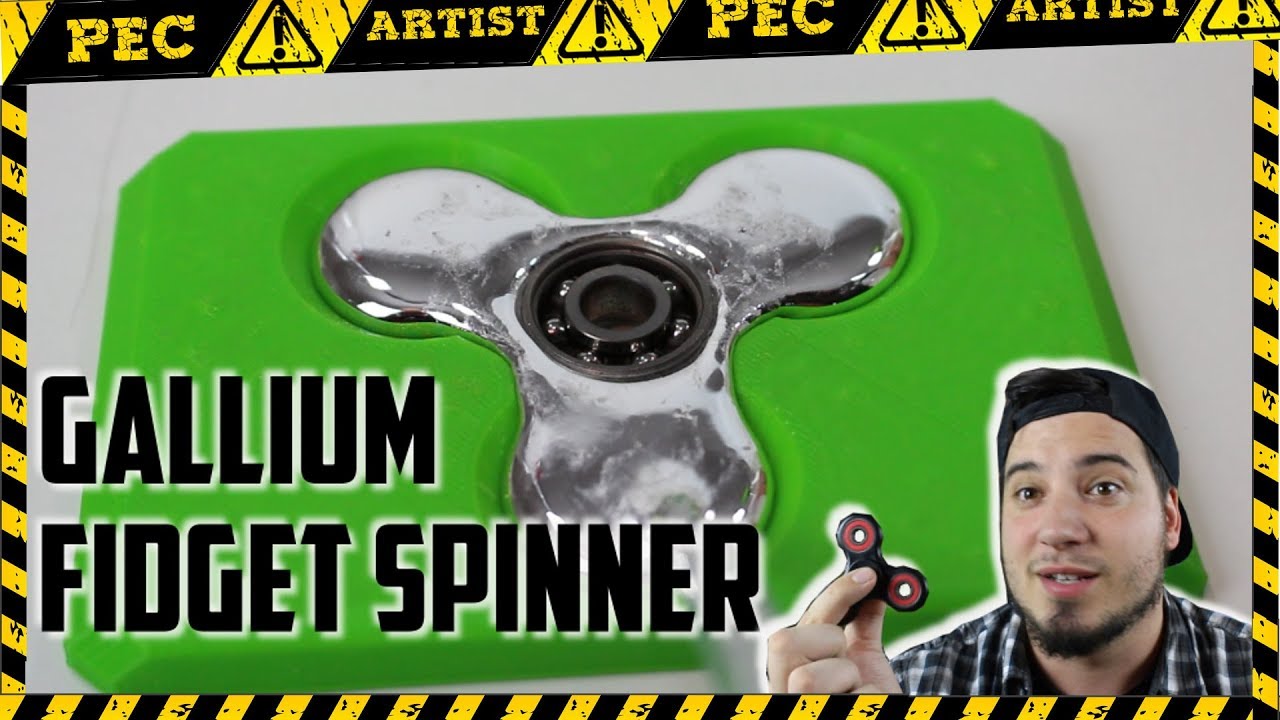 3D Druck Form - Gallium Fidget Spinner DIY - YouTube