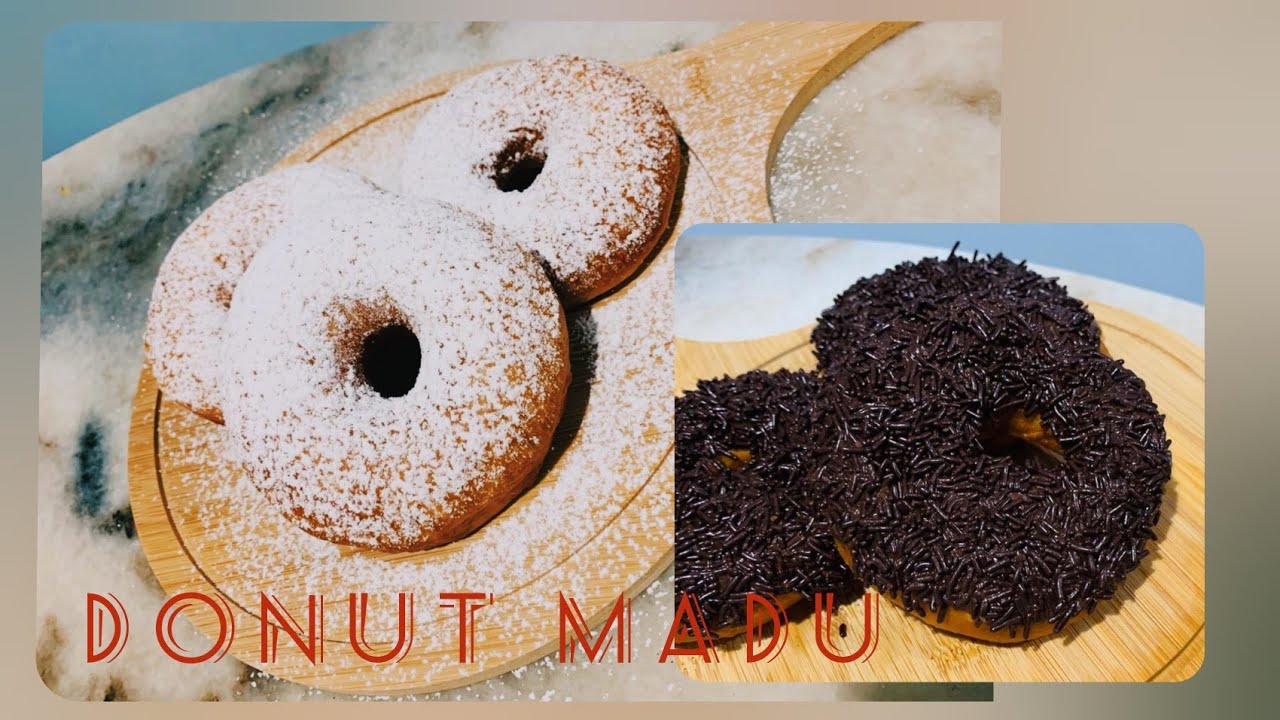 DONUT MADU JADUL - Topping Meses Coklat dan Gula - YouTube