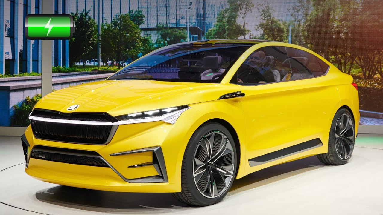 NEW ŠKODA VISION iV Concept EV | Geneva - YouTube