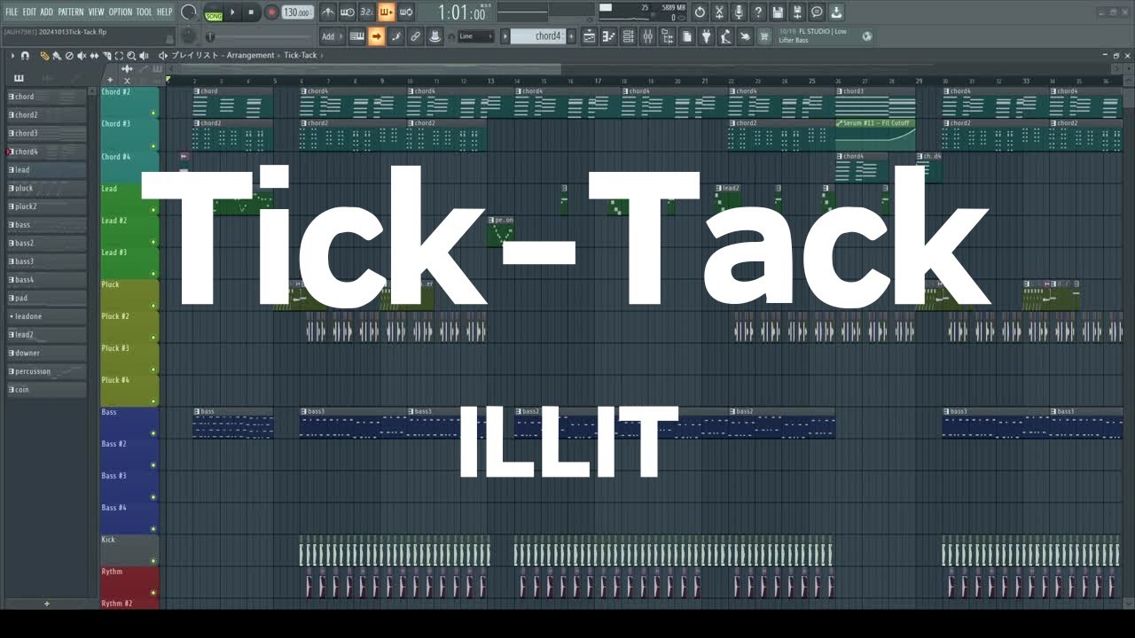 Tick-Tack - ILLIT 【Instrumental Remake】耳コピ - YouTube
