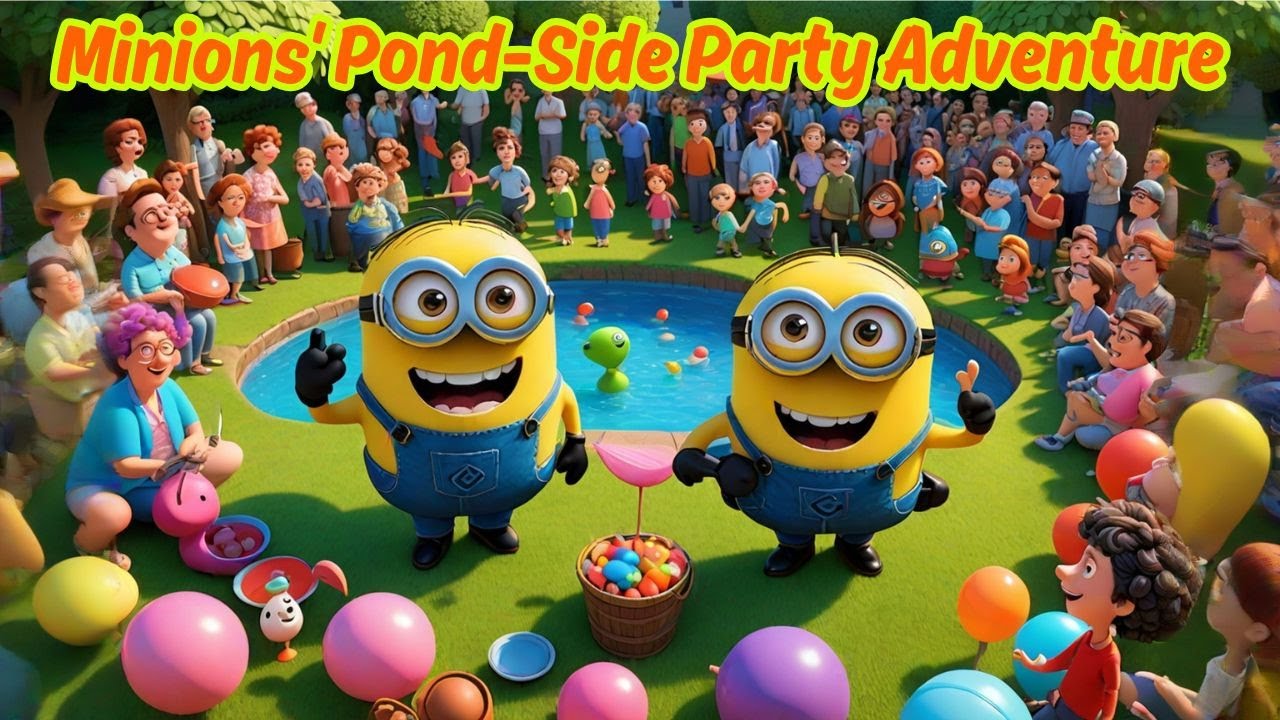 Minions' Pond Side Party Adventure | Bedtime Stories for Kids - YouTube