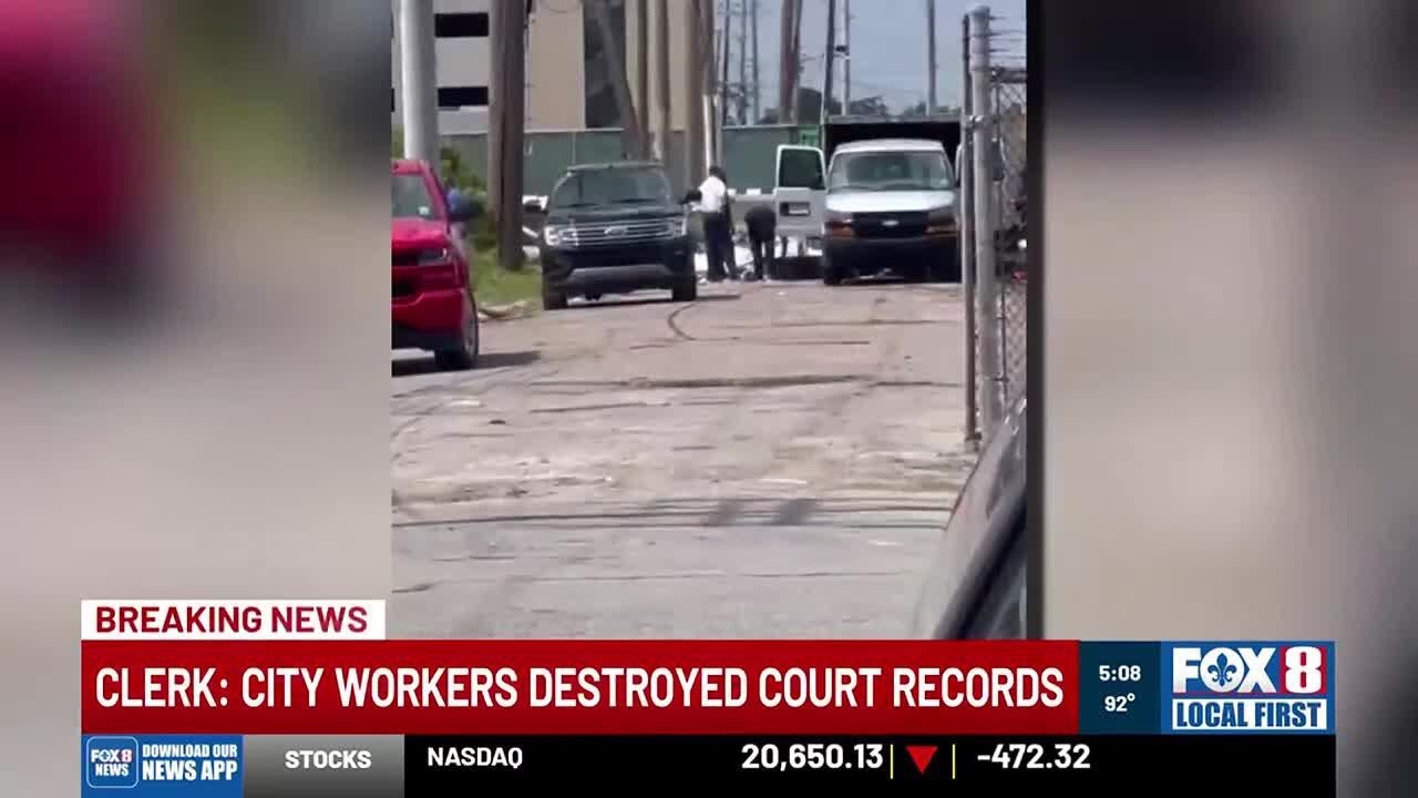 City workers accused of improperly disposing of criminal court records ...