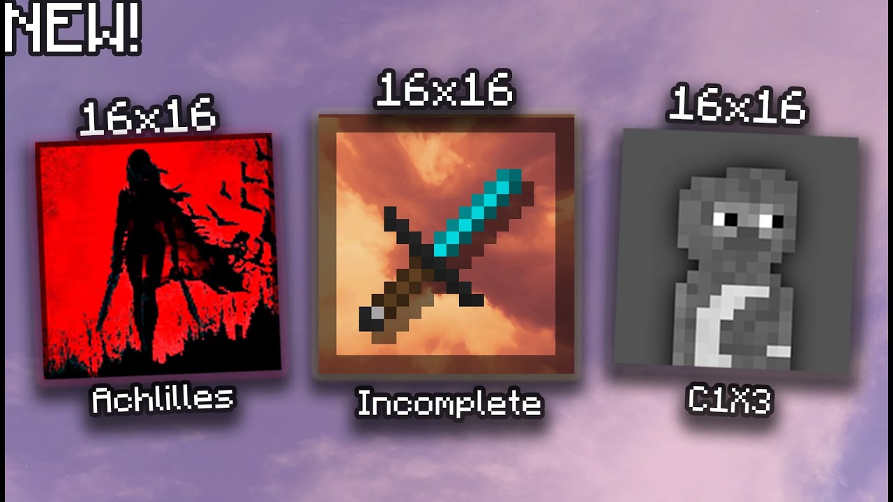 The 3 New Best 16x Texture Packs For Bedwars/Pvp | 1.8.9 FPS BOOST ...