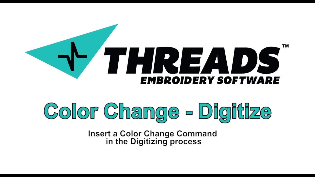 Color Change Digitizing - Tutorial A4 - YouTube