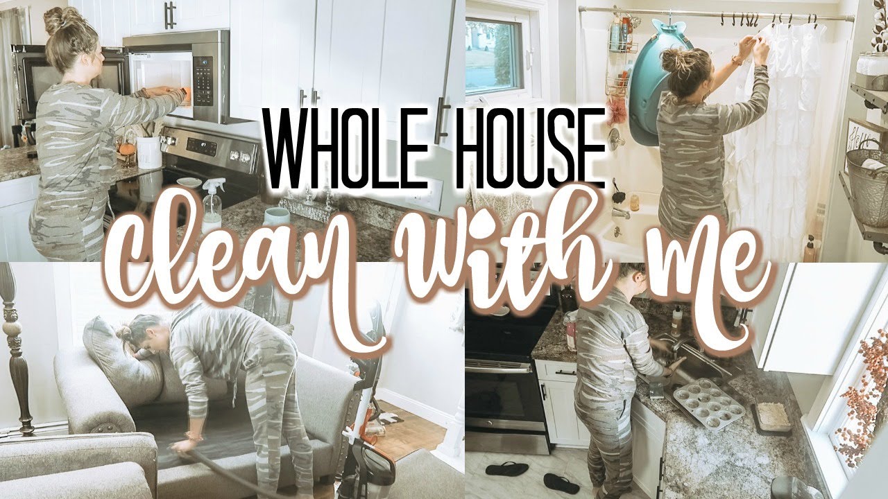 ULTIMATE WHOLE HOUSE ALL DAY CLEAN WITH ME | DEEP CLEAN WITH ME ...