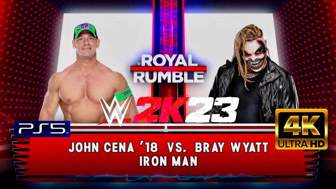 John Cena vs. "The Fiend" Bray Wyatt. (WWE 2K23: PS5 GAMEPLAY). 4K HDR ...
