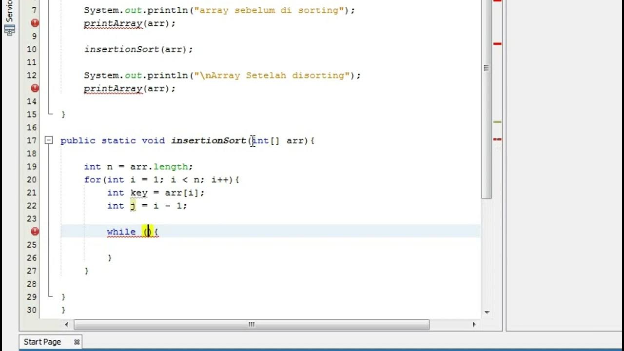 Insertion sort_Struktur data & algoritma - YouTube